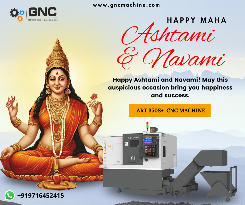 Happy Maha Ashtami & Navami: May Divine Light Illuminate Your Path - GNC MACHINE